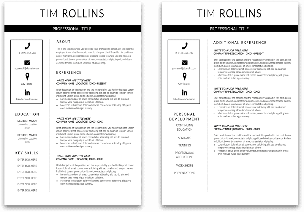 Mercedes: Resume Template - ResumeSeed