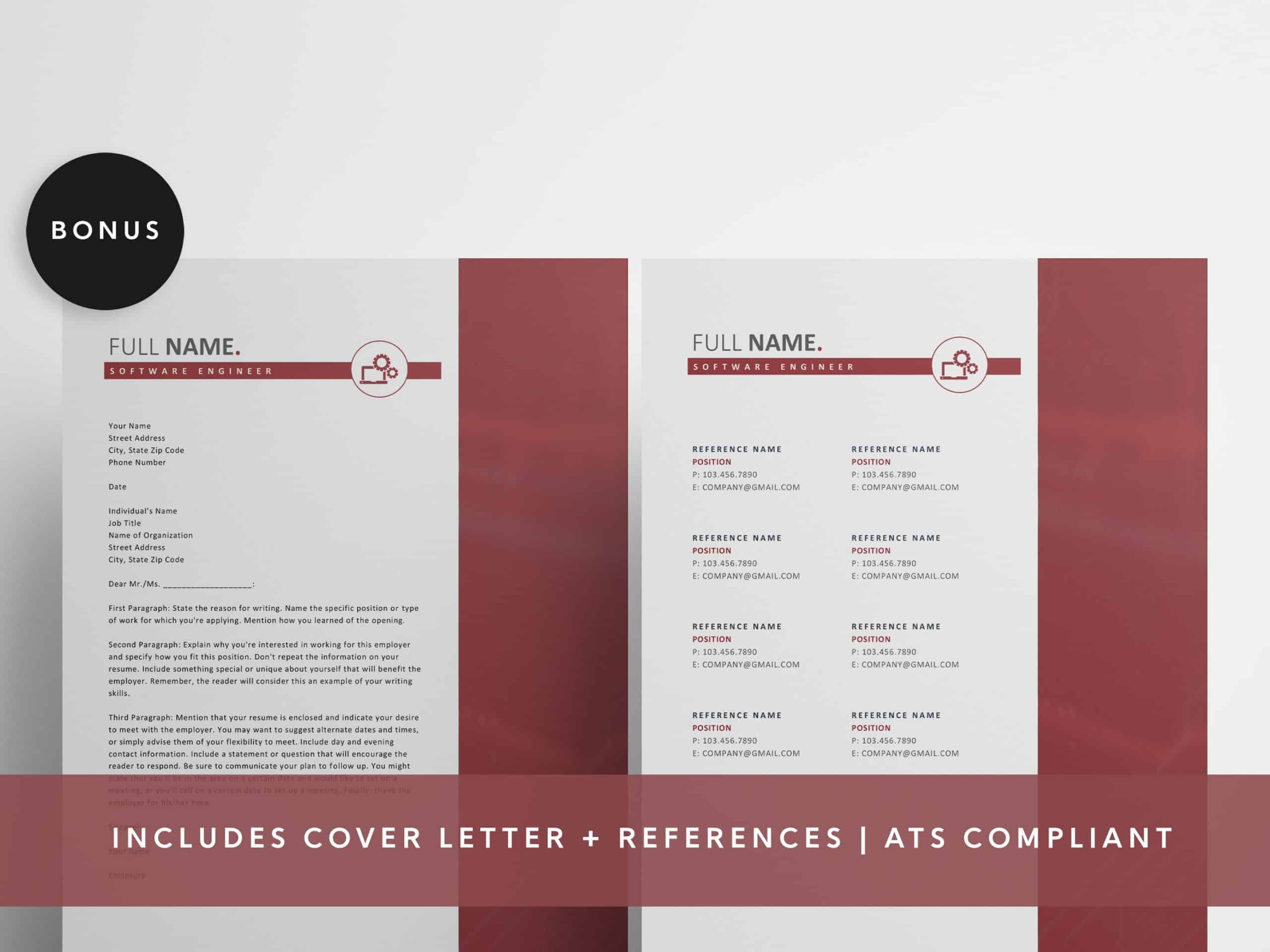 Software Engineer Cover Letter Template ResumeSeed